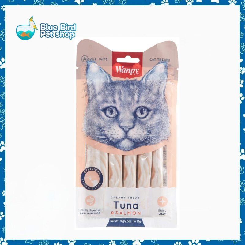 Wanpy Stew Pouch Kitten Pouch In Gravy Salmon And Tuna 70gm